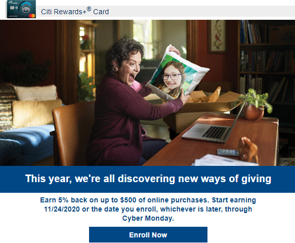 Citi Rewards+ 信用卡 必备咖啡卡 20,000点数开卡奖励 - 在美国